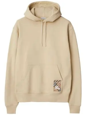 Burberry Check-pattern Cotton Hoodie