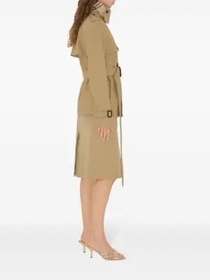 Burberry Cotton-blend Trench Coat - Neutrals