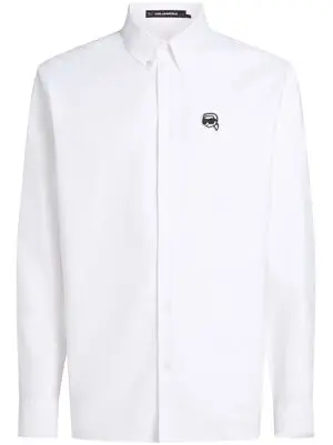 Karl Lagerfeld Ikon Oxford Shirt - White