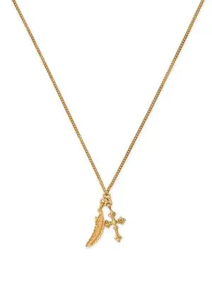 Emanuele Bicocchi Cross Chain Necklace - Gold