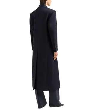 Emporio Armani Double Breasted Wool Coat