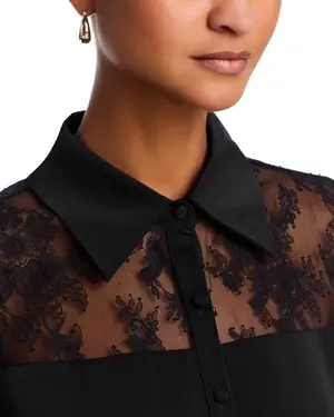 Aqua Lace Shirt