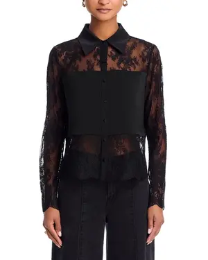 Aqua Lace Shirt