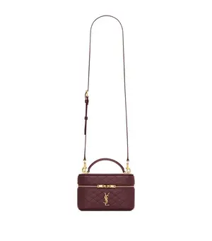 Saint Laurent Mini Gaby Top-handle Bag - Burgundy