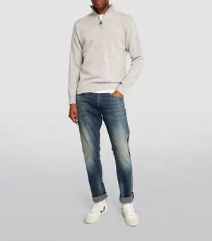 Barbour Wool Half-zip Sweater