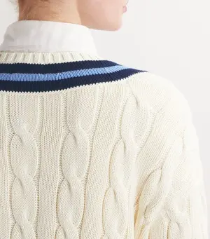 Polo Ralph Lauren Cable-knit Cricket Sweater - Blue