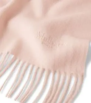 Mulberry Merino Wool Scarf - Pink