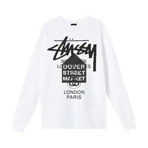 StÜssy X Dover Street Market World Tour Long-sleeve Tee - White