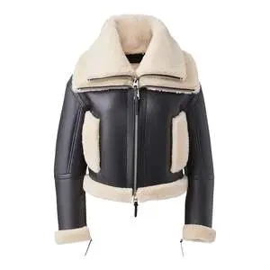 MACKAGE Mackage Penelopa Sheepskin Jacket With Double Collar