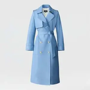 MACKAGE Gael-V Leather Trench Coat