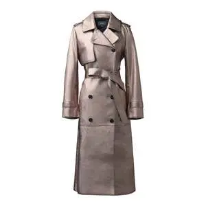 MACKAGE Gael-V Leather Trench Coat