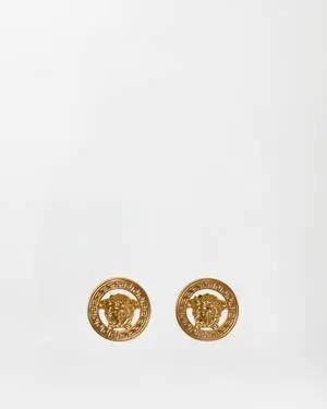 Versace Medusa '95 Stud Earrings - Light Gold