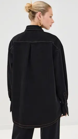 Lioness Off Duty Denim Shirt - Onyx Denim