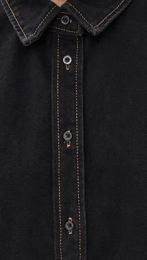 Lioness Off Duty Denim Shirt - Onyx Denim