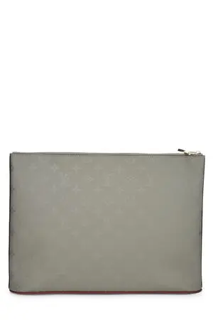 LOUIS VUITTON Monogram Titanium Pochette Cosmos - Grey