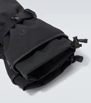 Bogner Adriano Leather-trimmed Ski Gloves