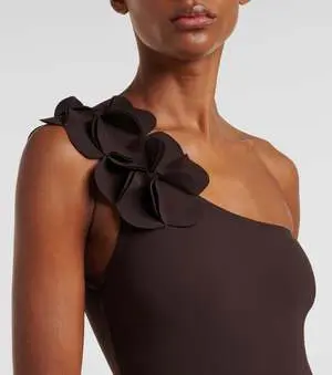 KARLA COLLETTO Tess Floral One-shoulder Swimsuit