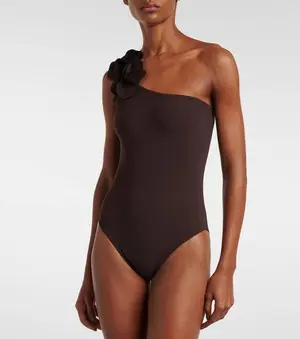 KARLA COLLETTO Tess Floral One-shoulder Swimsuit
