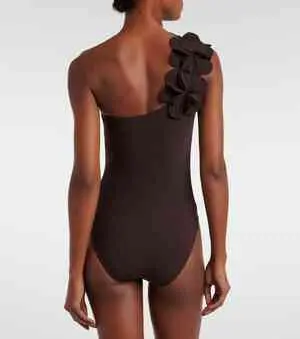 KARLA COLLETTO Tess Floral One-shoulder Swimsuit