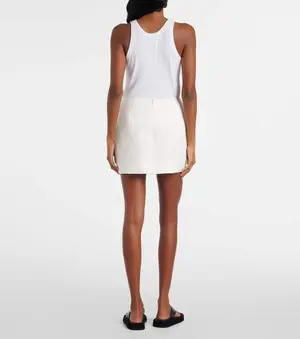 Faithfull The Brand Jane Linen Miniskirt
