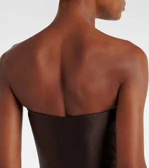 ADRIANA DEGREAS Embellished Bandeau Swimsuit