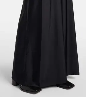 MARINE SERRE Draped Jersey Maxi Dress
