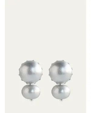 SAULÉ Saule Label Livia Drop Earrings - Cloudy Sky
