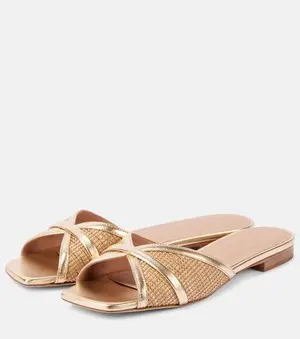 MALONE SOULIERS Perla Raffia Sandals