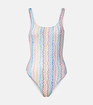 Missoni Zigzag One-piece Swimsuit - Multicoloured