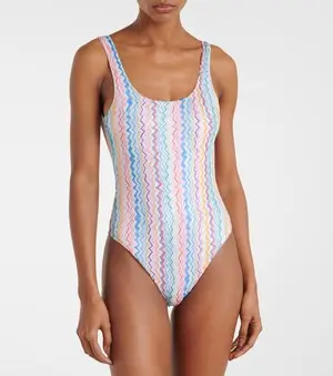 Missoni Zigzag One-piece Swimsuit - Multicoloured