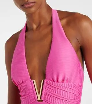 Heidi Klein Tulum Halterneck Swimsuit