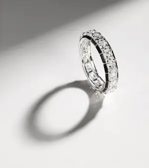 KAMYEN Radiant Eternity Diamond Ring