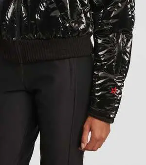 Perfect Moment Carving Quilted Down Ski Jacket - Black