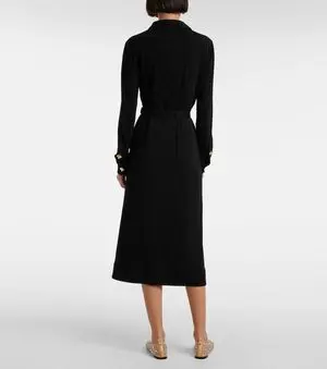 Tory Burch Belted Jersey Shirt Dress