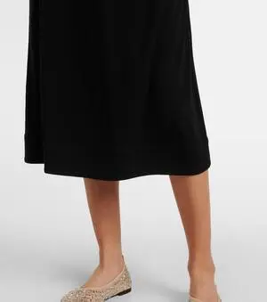 Tory Burch Belted Jersey Shirt Dress