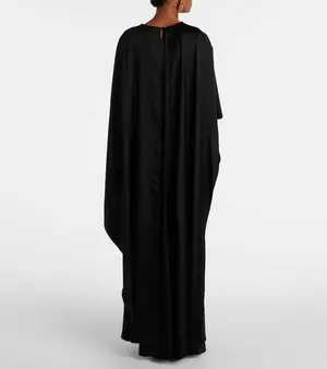 Simkhai Izel Satin Gown - Black