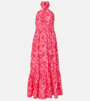 Heidi Klein Fairhaven Floral Maxi Dress - Pink