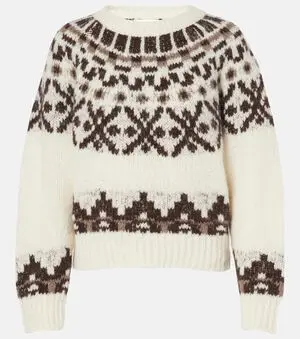 FRAME Fair Isle Alpaca-blend Sweater
