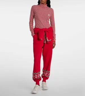 The Upside Raie Striped Turtleneck Top