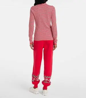 The Upside Raie Striped Turtleneck Top