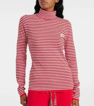 The Upside Raie Striped Turtleneck Top