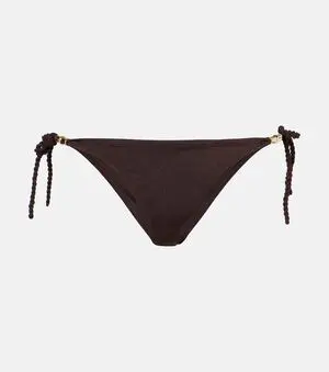 Heidi Klein Coco Palm Bikini Bottom - Brown