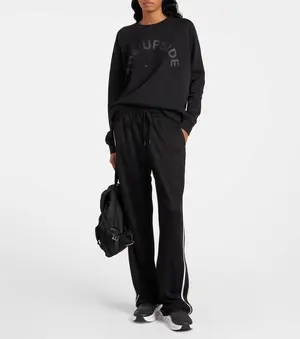 The Upside Newport Cotton Terry Sweatshirt - Black