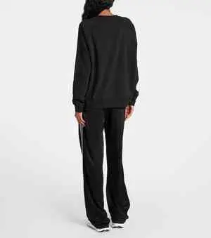 The Upside Newport Cotton Terry Sweatshirt - Black