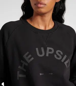 The Upside Newport Cotton Terry Sweatshirt - Black