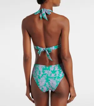 Heidi Klein Santa Rosa Paisley Bikini Top - Multicoloured