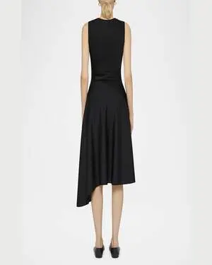 Givenchy 4-button Asymmetric Dress