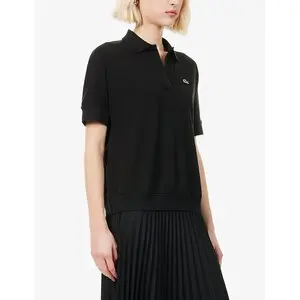 Lacoste Logo-patch Short-sleeve Stretch-pique Polo Shirt