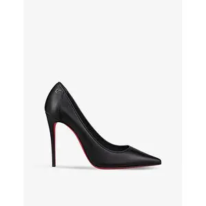 CHRISTIAN LOUBOUTIN Sporty Kate 100 Leather Heeled Pumps - Black