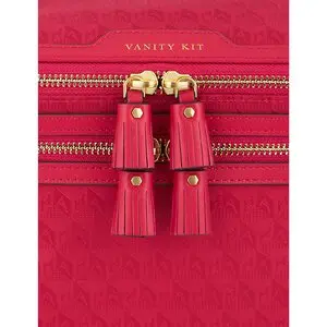 ANYA HINDMARCH Logo-embossed Nylon Vanity Kit - Magenta